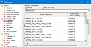 AERMOD View: Working with Different Model Versions – Lakes Software